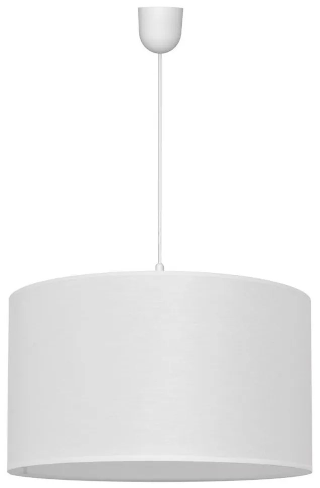 Helam | Lustr na lanku ALBA 1xE27/60W/230V pr. 45 cm bílá | HE0993