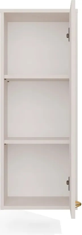 Horní závěsná koupelnová skříňka Nina W1D 35 cm kašmírová