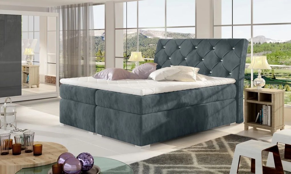 Dvojlůžko boxspring BALVIN - Paros 06 - 180x200