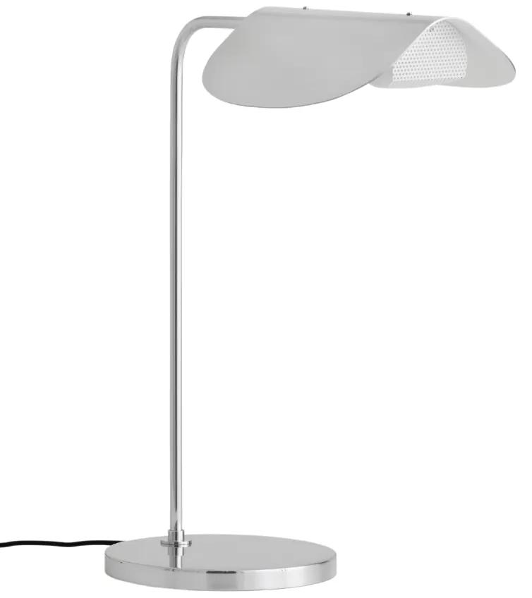 OnaDnes -20% Audo CPH Stříbrná kovová stolní lampa AUDO WING 56 cm