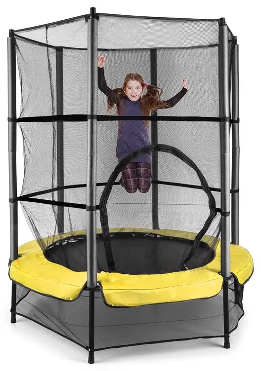 Rocketkid, trampolína, Ø140cm, bezpečnostní síť, bungee závěs, od 3 let