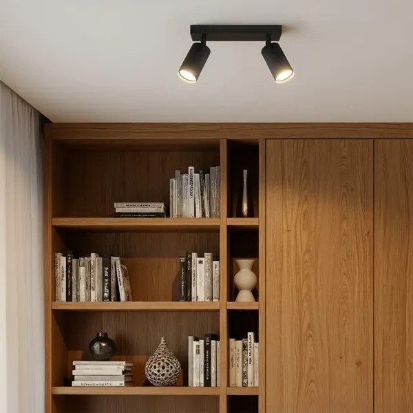 Brilagi - LED RGBW Stmívatelné bodové svítidlo SELE MODERN 2xGU10/4,8W/230V černá
