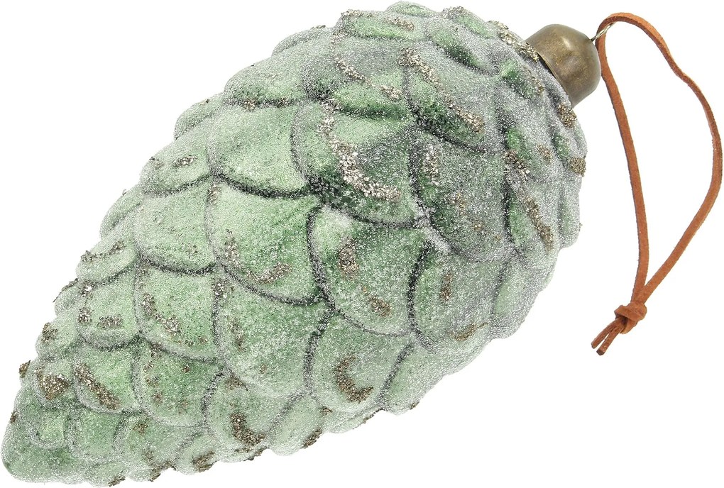 Vánoční ozdoba Frosted Pinecone 18 cm