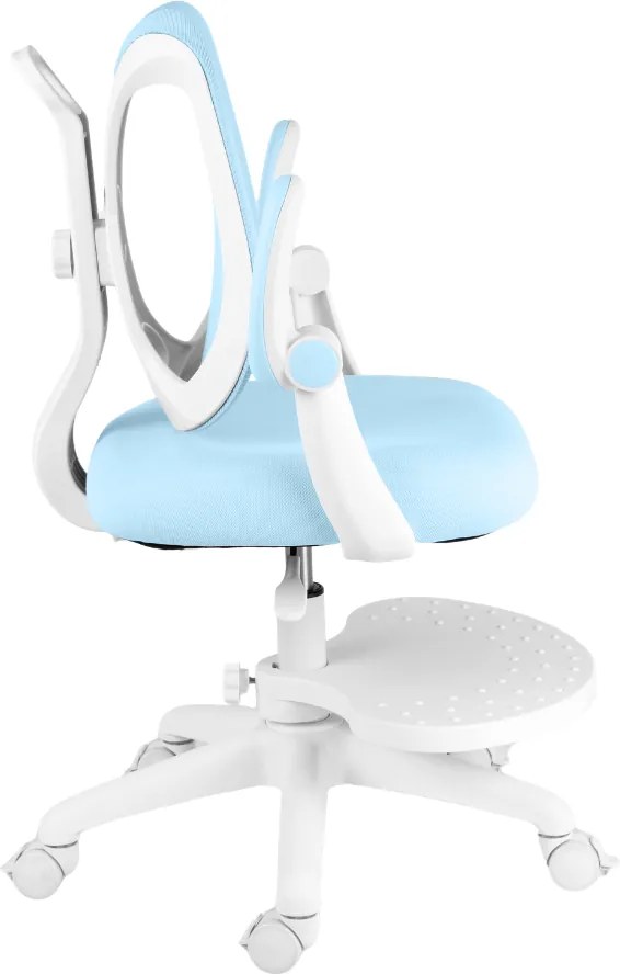 Dětská rostoucí židle Neoseat JUNI 022 — látka, pratelný potah, modrá
