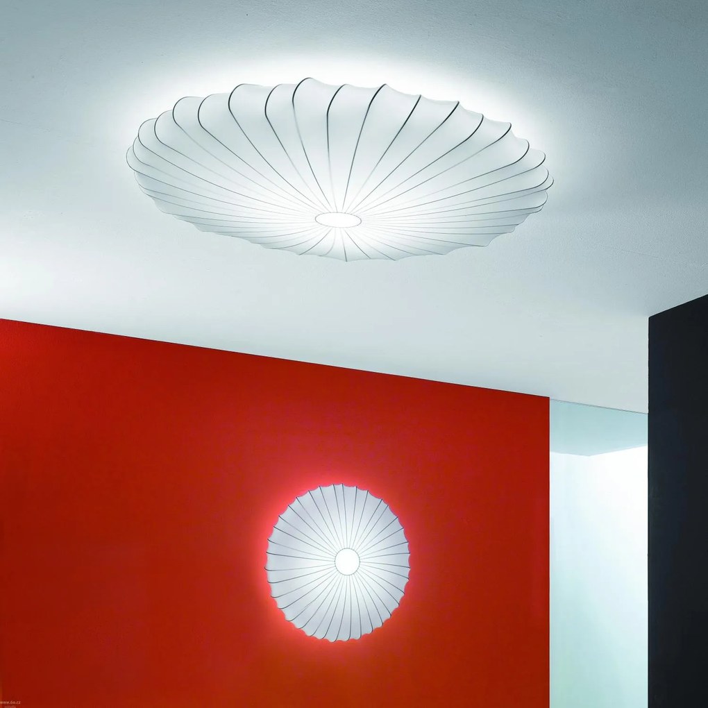 Axo light PLMUSE80BCXXE27 Muse, designové svítidlo z bílého textilu, 3x70W, prům. 80cm