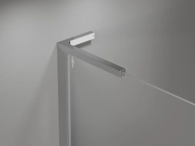 Mexen Mist-H L, 1-křídlé sprchové dveře pravé 110 cm, čiré sklo, chromový profil, 8A5L-110-000-01-00-P