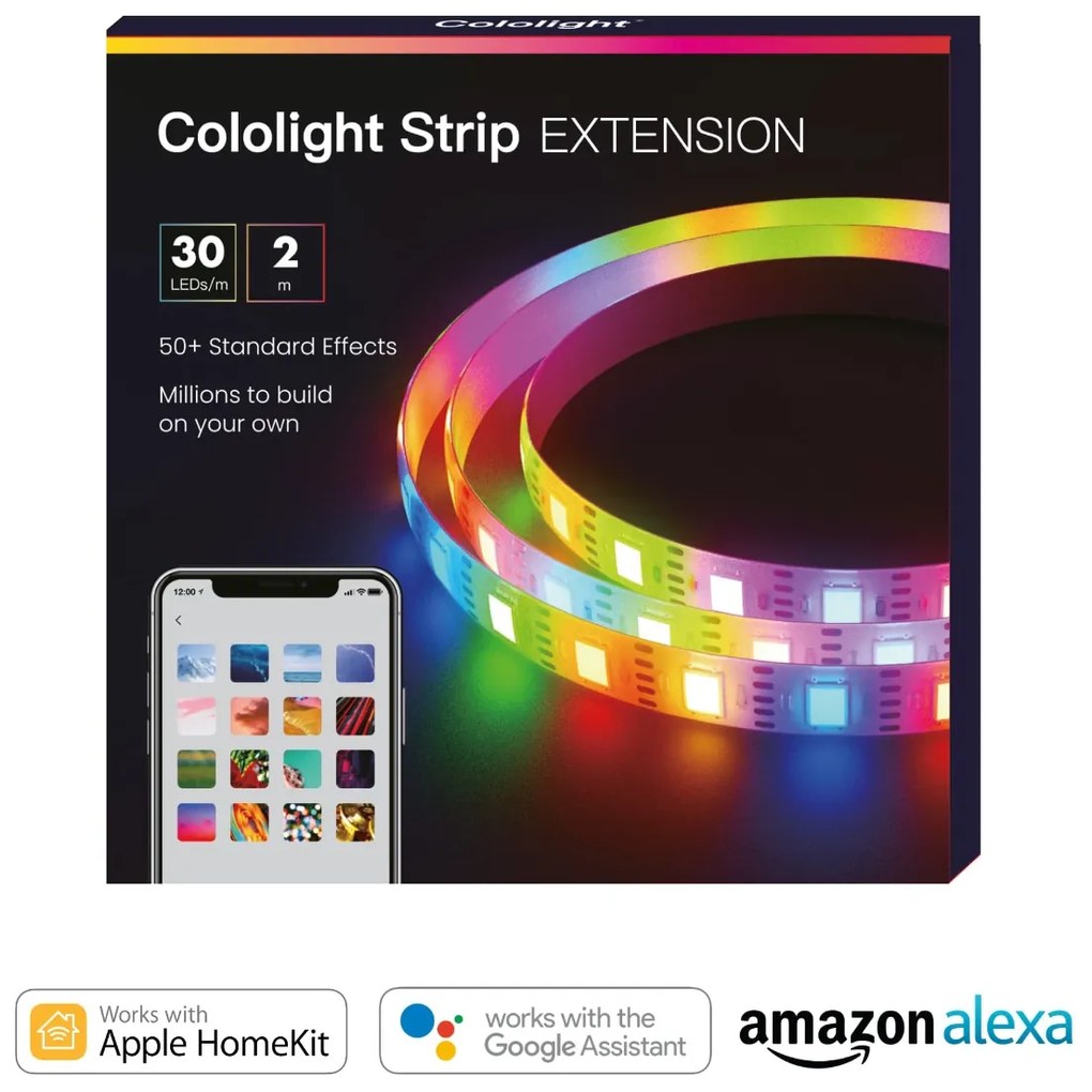 Cololight strip extension – prodloužení smart led pásku, 30 led, 2 m