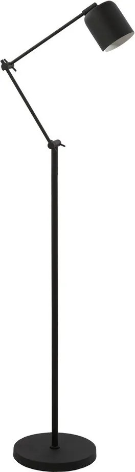 Černá stmívatelná stojací lampa (výška 150 cm) Rijeka – Light & Living