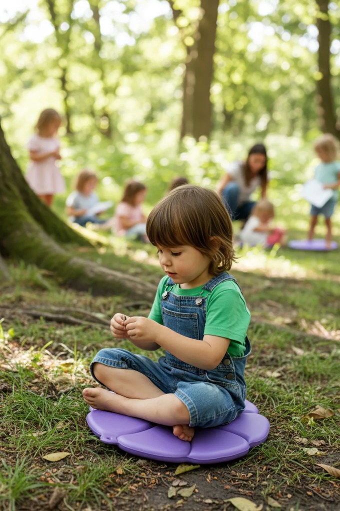 VYLEN s.r.o. Pěnový podsedák KYTKA Barva: 31 Růžová