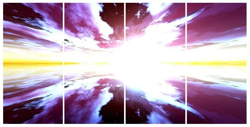 Obraz rozbouřeného nebe (160x80 cm), 40 dalších rozměrů
