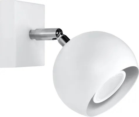Nástěnné bodové svítidlo SOLLUX Oculare GU10 1x40W bez zdroje SL.0437 bílá