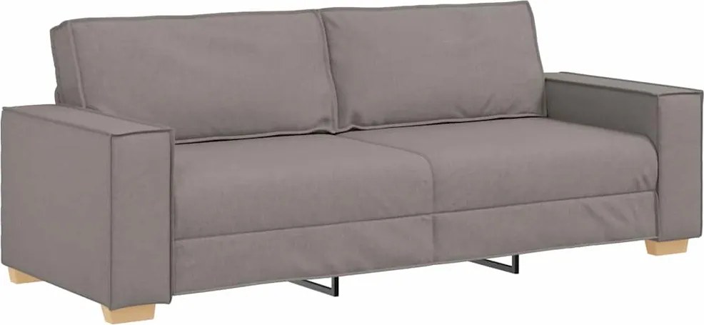 Pohovka 3 ks Taupe Lněná směs 3324615