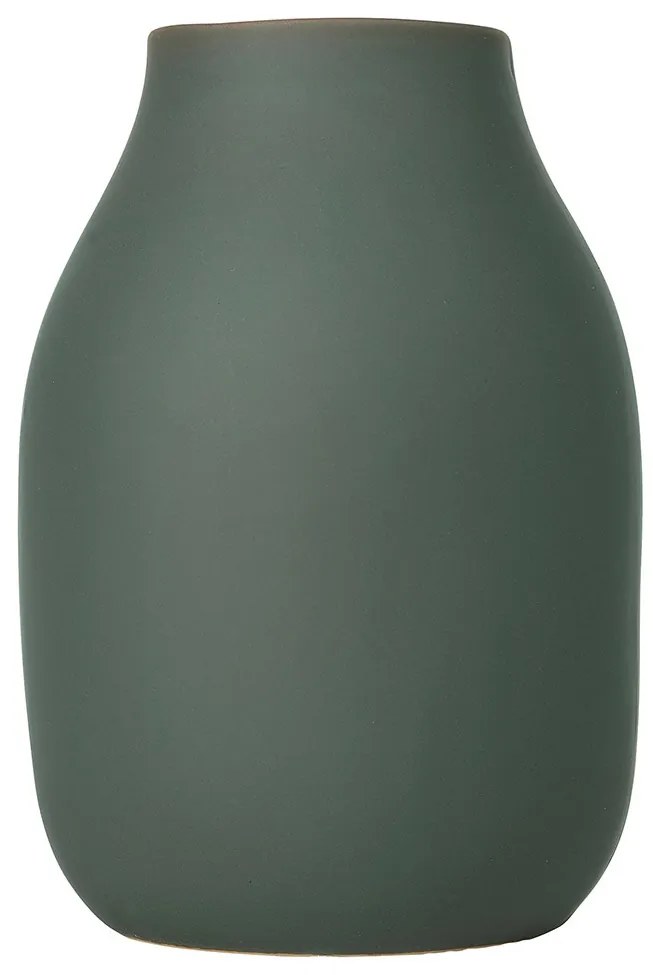 Váza COLORA khaki Ø 14 cm BLOMUS