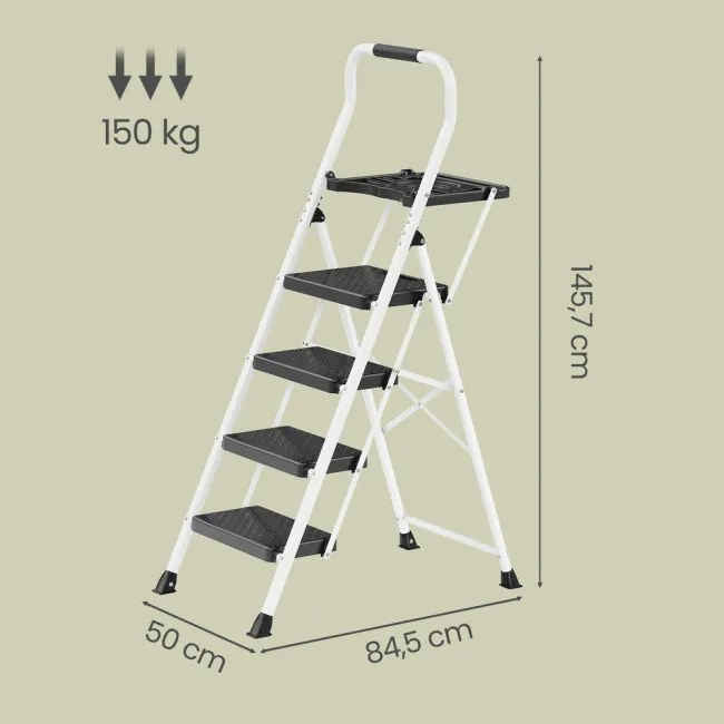 Skládací ocelové schůdky GSLB35204WZ01