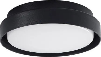 NV 9944603 Venkovní stropní svítidlo OLIVER černý hliník akrylový difuzor LED 20W 3000K 100-240V 92st. IP65 - NOVA LUCE