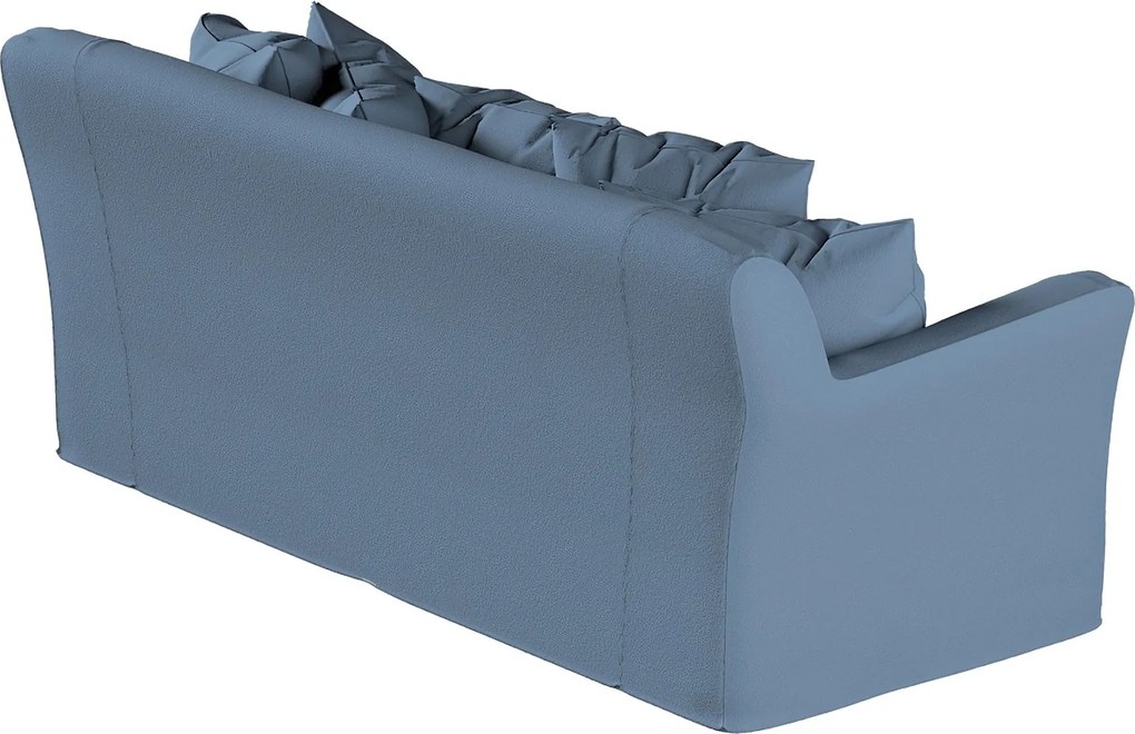 Potah na pohovku IKEA Tomelilla 3-místná nerozkládací barva modrá látka pletený vzor