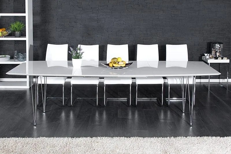 Deflee jídelní stůl rozkládací CONTINENTAL WHITE JS21252  170-270 x 75 x 100 cm