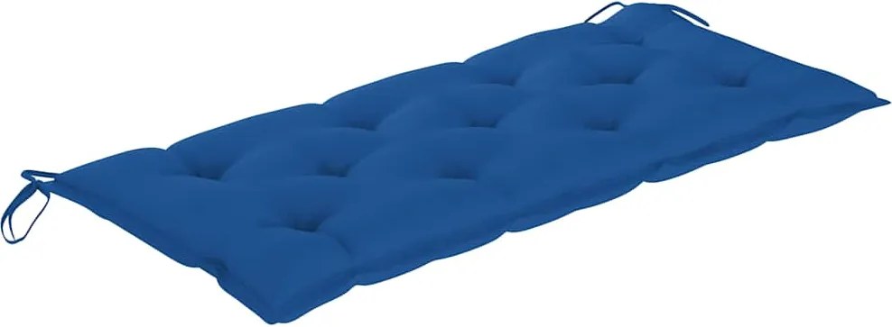 Zahradní lavice s poduškou 120 cm masivní akáciové dřevo 3063793