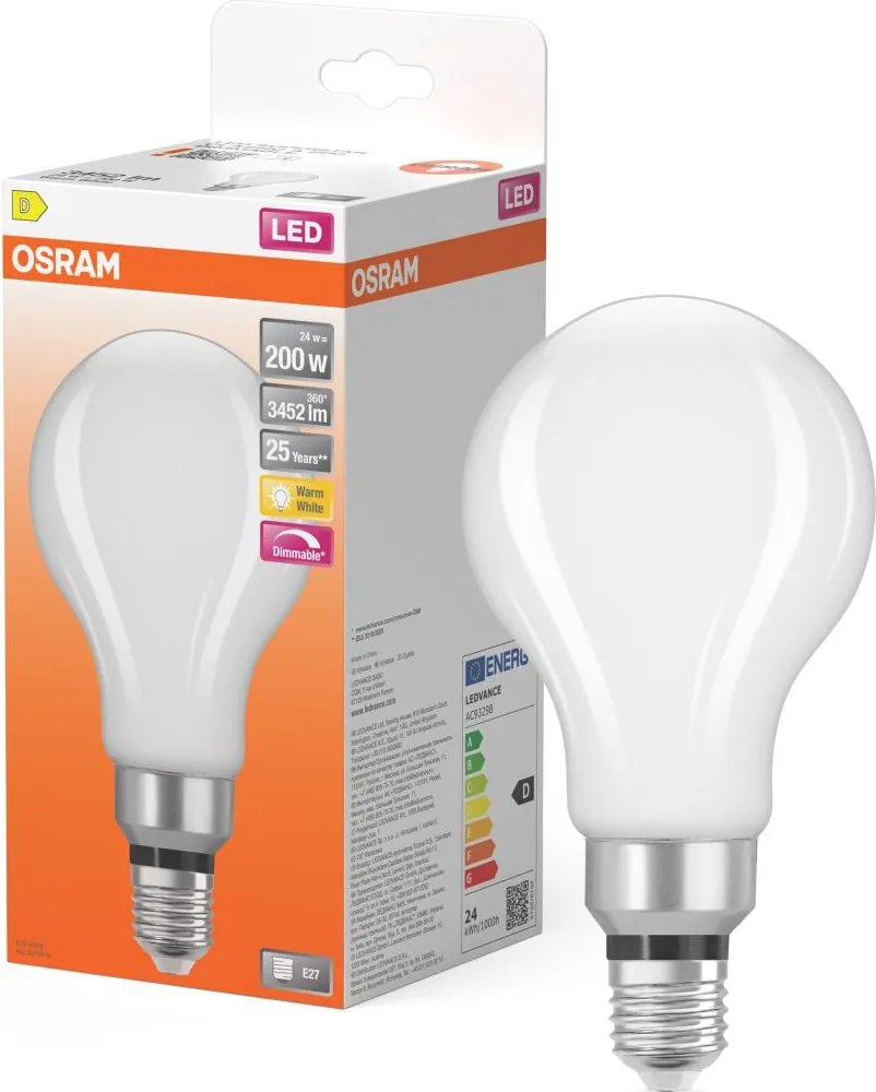 LED Stmívatelná žárovka STAR E27/24W/230V 2700K - Osram
