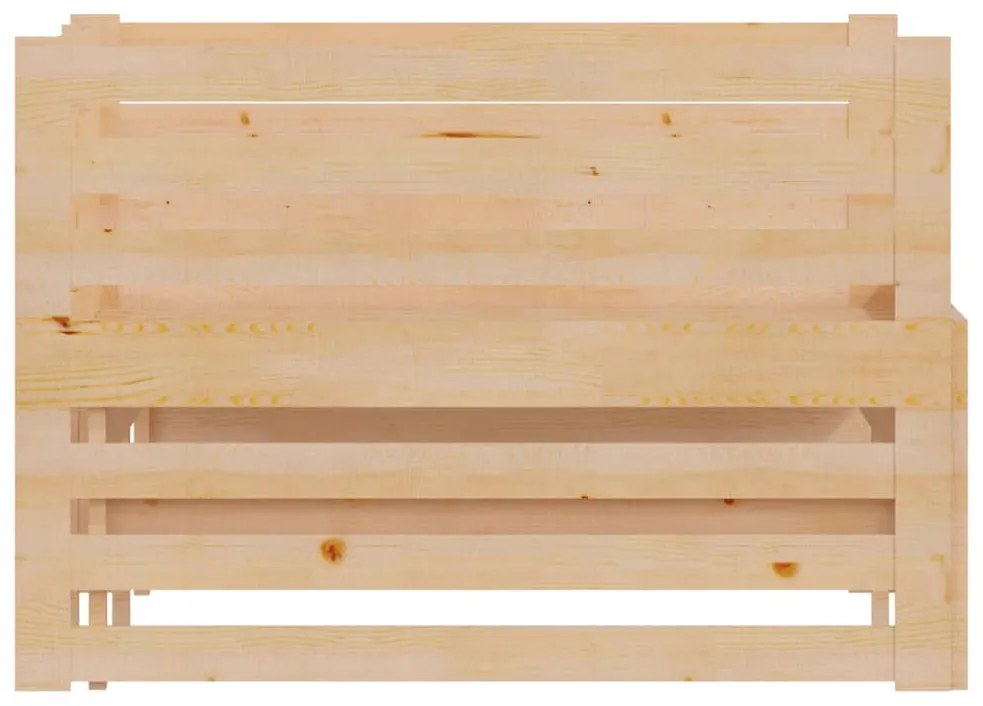Výsuvná válenda masivní borové dřevo 2× (90 x 200 cm),  806965