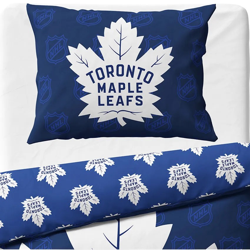 Hokejové povlečení NHL Toronto Maple Leafs Shields Velikost: 135x200 + 80x80 cm