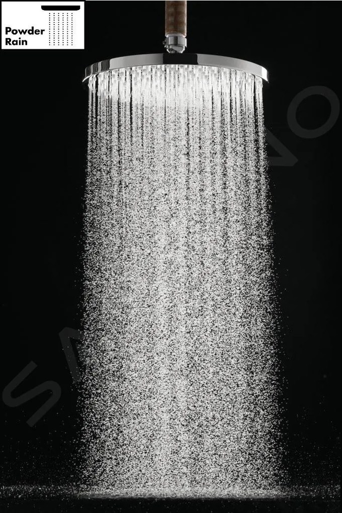 Hansgrohe WallStoris, Set sprchové hlavice 105, 3 proudy, termostatu a koupelnových doplňků, matná bílá 24250700