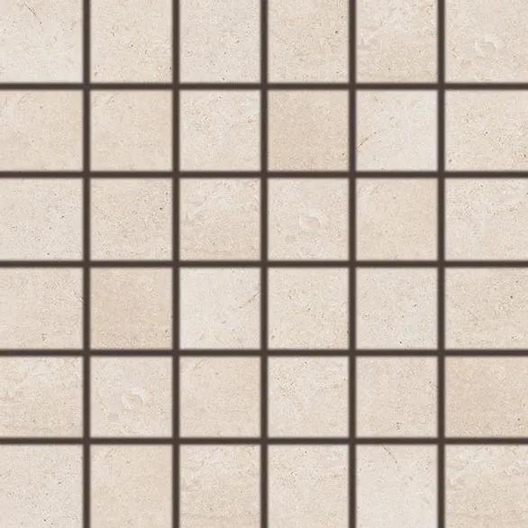 Rako Limestone DDM06801 mozaika set 30x30 cm 5x5 béžová reliéf 1 set