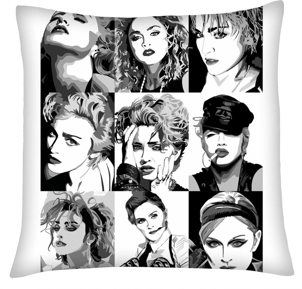 Polštář Madonna 01 Mybesthome 40x40 cm Varianta: Povlak na polštář, 40x40 cm