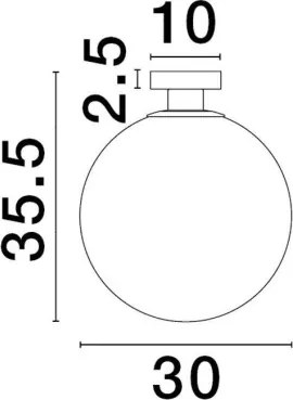 Stropní svítidlo NOVA LUCE VITA E27 9028839 bez žárovky