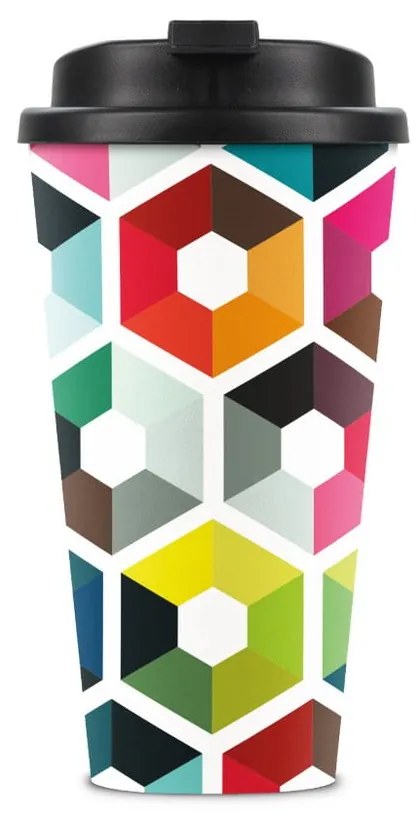 Cestovní hrnek Remember Hexagon, 450 ml