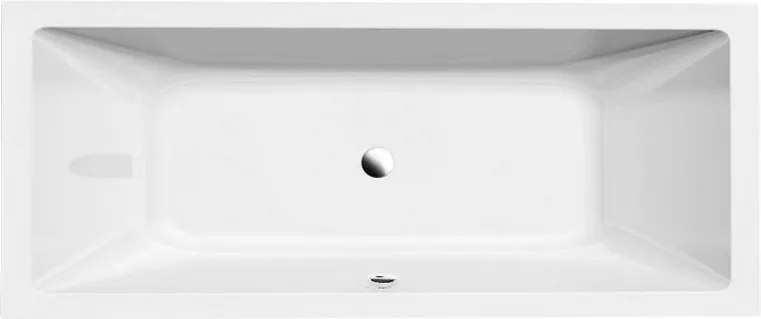 Aqualine Aqualine, NISA obdélníková vana 180x70x42cm, bílá, A1870