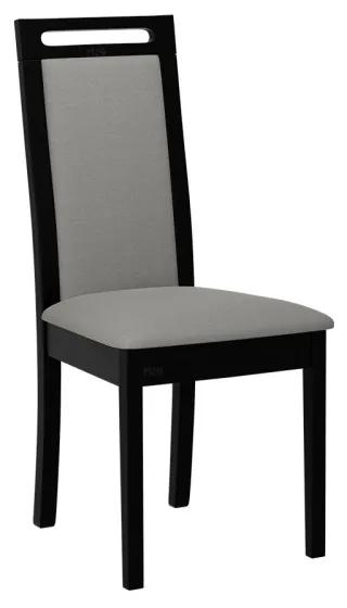 Čalouněná jídelní židle Heven VI, Barva dřeva: černý, Potah: Paros 2