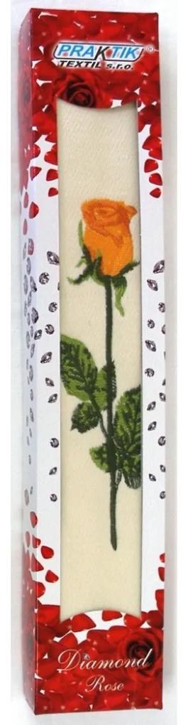 Forbyt, Dárkové balení Froté ručníku, Růže oranžová, 50 x 90 cm