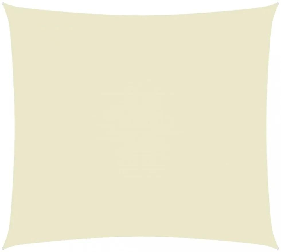 Stínící plachta obdélníková 4 x 5 m oxfordská látka Dekorhome Bílá