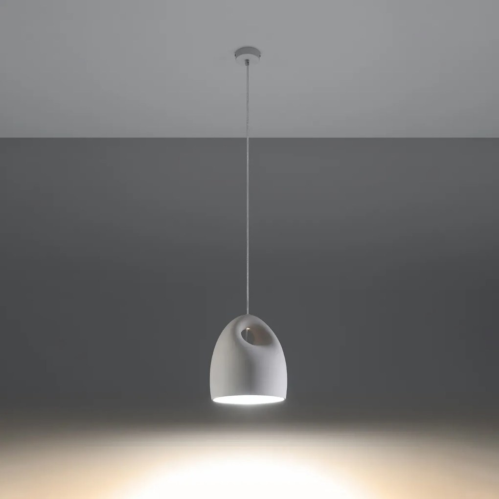 Sollux Lighting Keramická závěsná lampa BUKANO