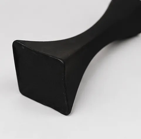 váza, hranatá, plast, 16x4x4 cm, černá, Dekorino VD0260005