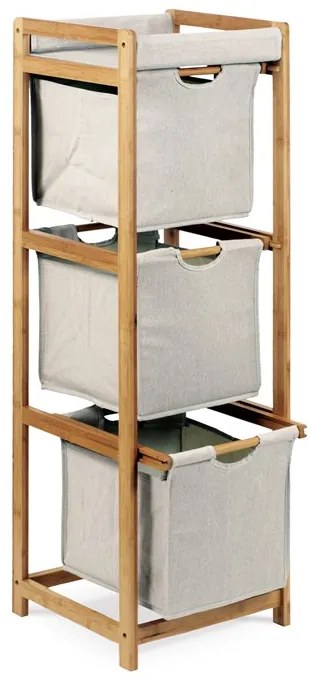 Autronic Dřevěný regál DR-012-3 - 3 zásuvky / boxy