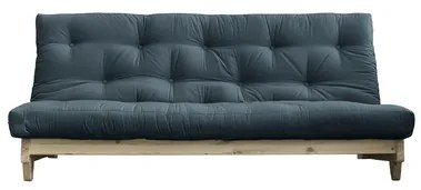 sofa FRESH by Karup - 97*200 cm natural (přírodní) + futon petrol blue 757
