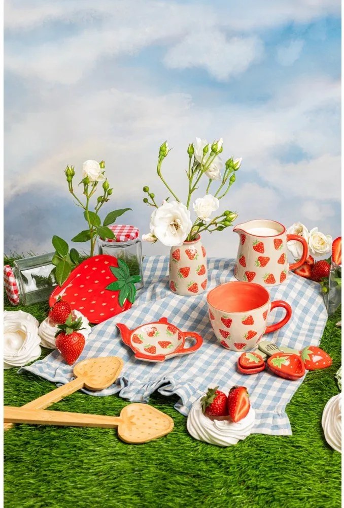 Vázy v sadě 3 ks z kameniny (výška 9,5 cm) Fruit – Sass &amp; Belle