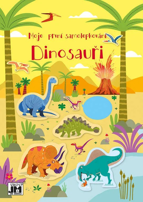JIRI MODELS První samolepkování Dinosauři 200 samolepek 6