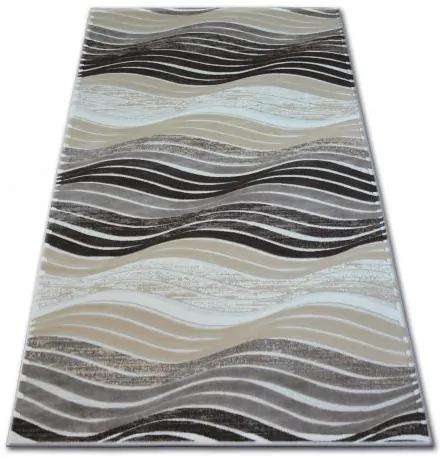 koberec AKRYL YAZZ 1760 Hnědý/tmavá béžová velikost 160x220 cm | krásné koberce cz