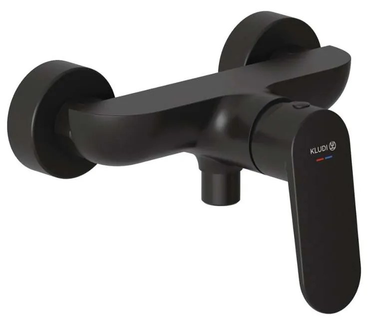 Kludi X1 - Sprchová baterie, matná černá 328313975