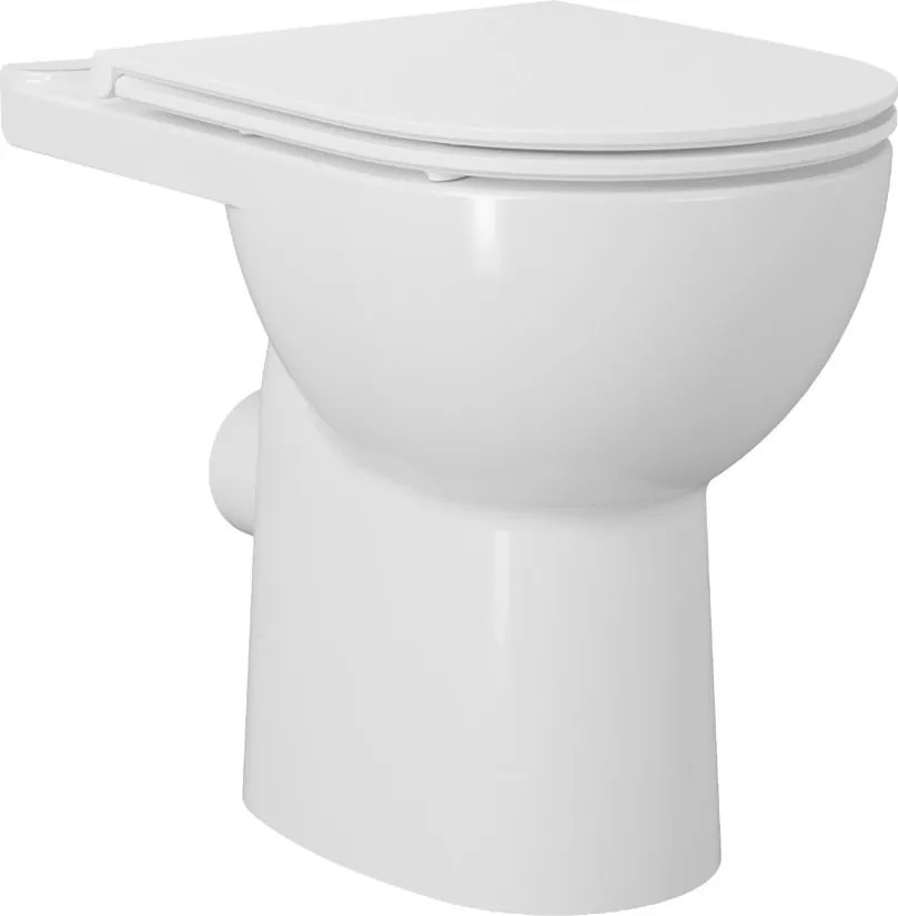 Sapho Sanivex wc kombi mísa 63,5 x 35,5 cm zvýšený sedák Rimless spodní/zadní odpad keramika bílá PC108-111