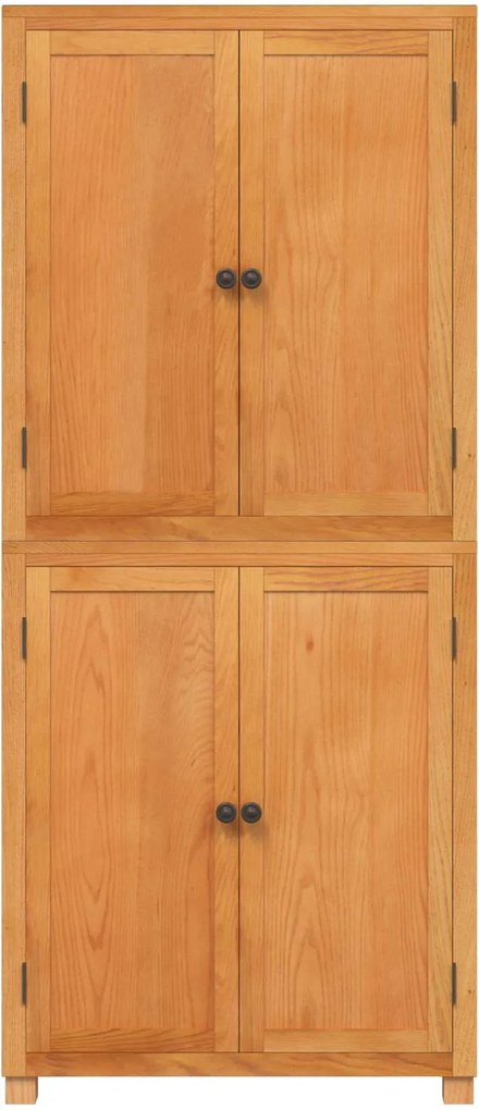 Sada úložného nábytku s policí 2 ks Přírodní 80 x 35 x 185 cm 3328621