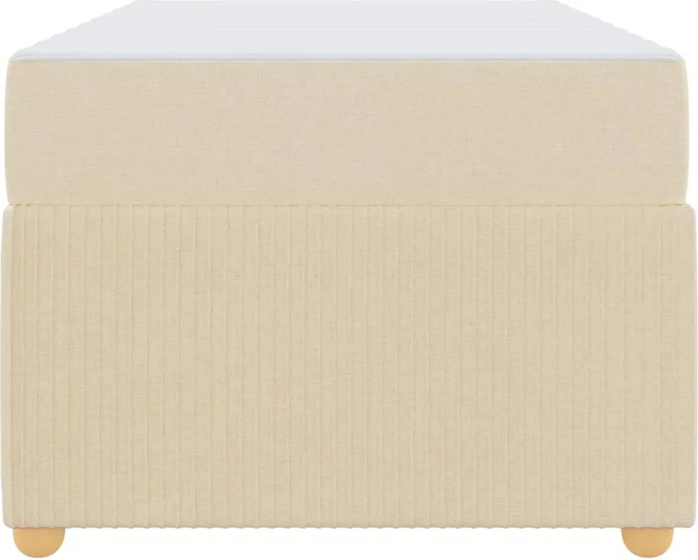 Rám postele Krémová 80 x 200 cm textil 3398319