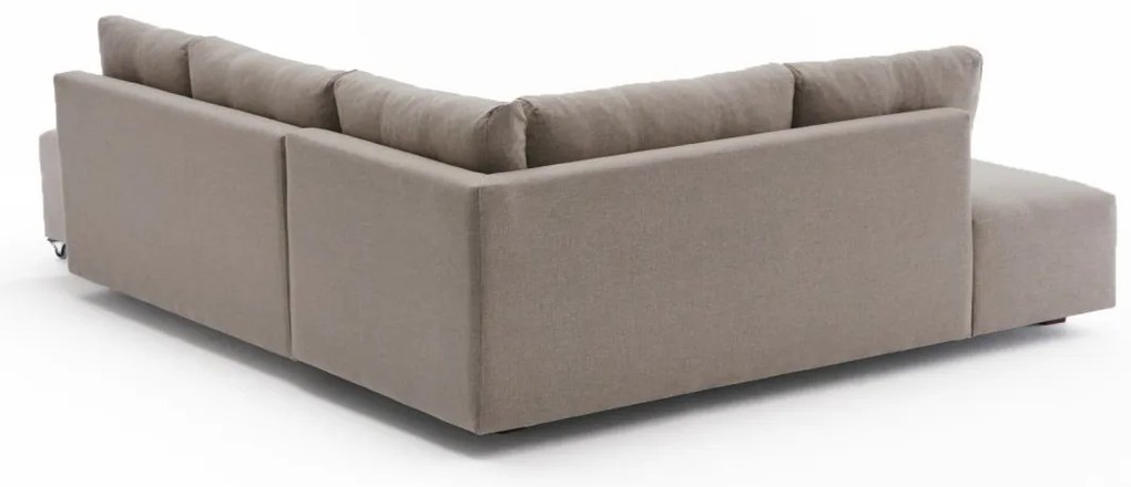 Hanah Home Rozkládací rohová pohovka MANAMA béžová levý roh 825BLC2543