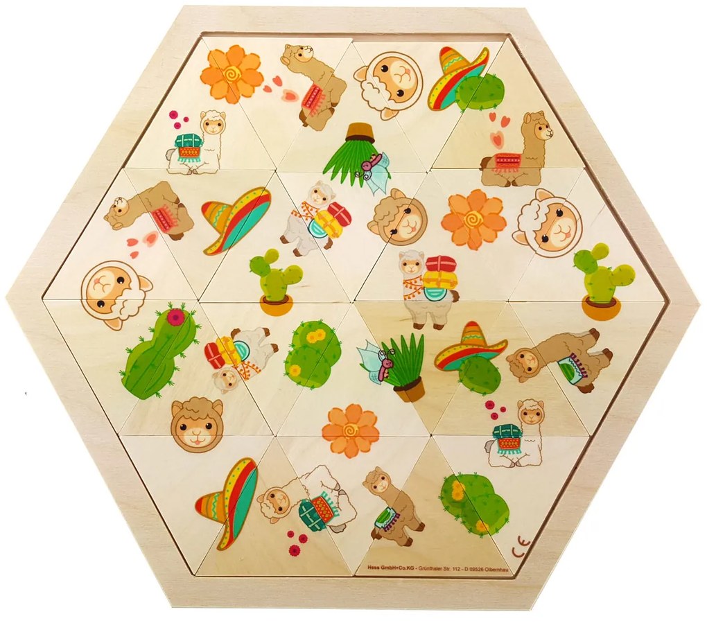 Hess Puzzle mozaika Lama 24 dílků