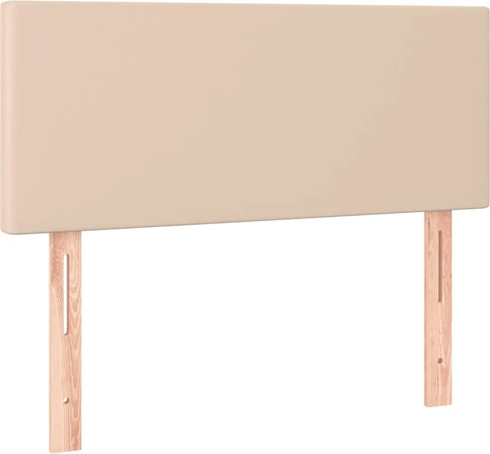 Box spring postel s matrací cappuccino 120x190 cm umělá kůže 3269812
