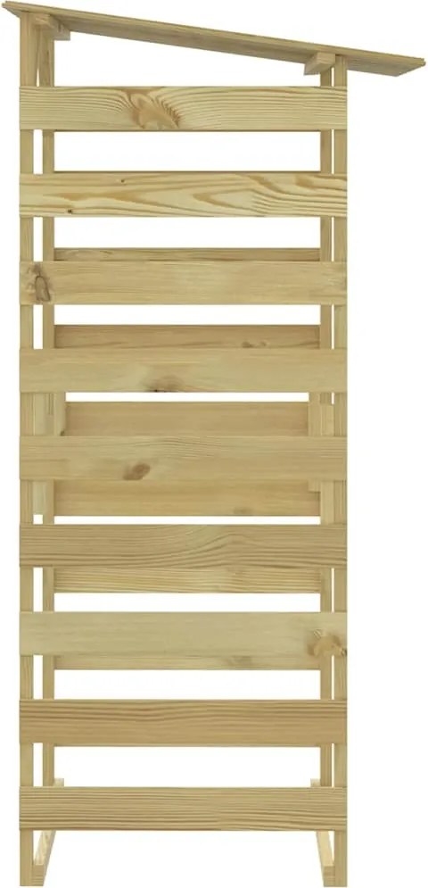 Pergoly se střechou 4 ks 100x90x200 cm impregnovaná borovice 3096650