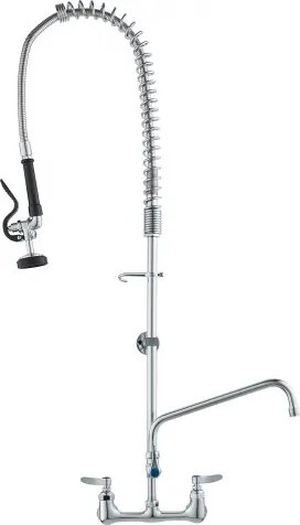 Komerční baterie s oplachovacím rozprašovačem, 111,8 cm výška, 20,3 cm střed, 30,5 cm